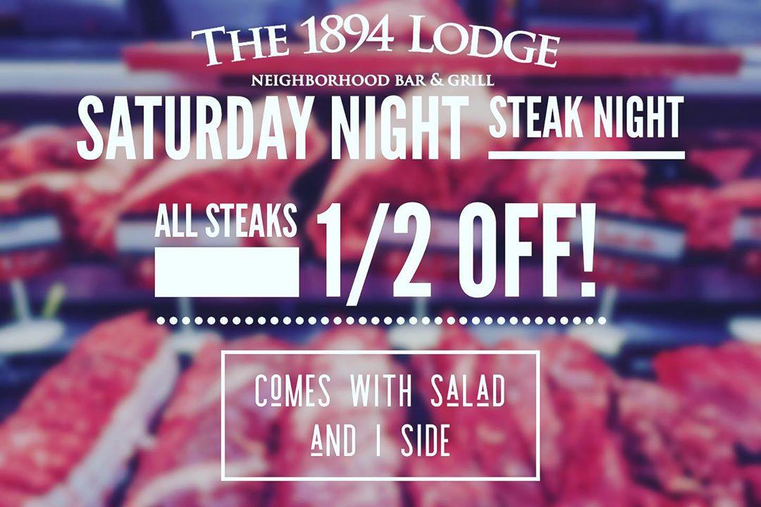 The 1894 Lodge neighborhood bar and grill menu in New Washington ...