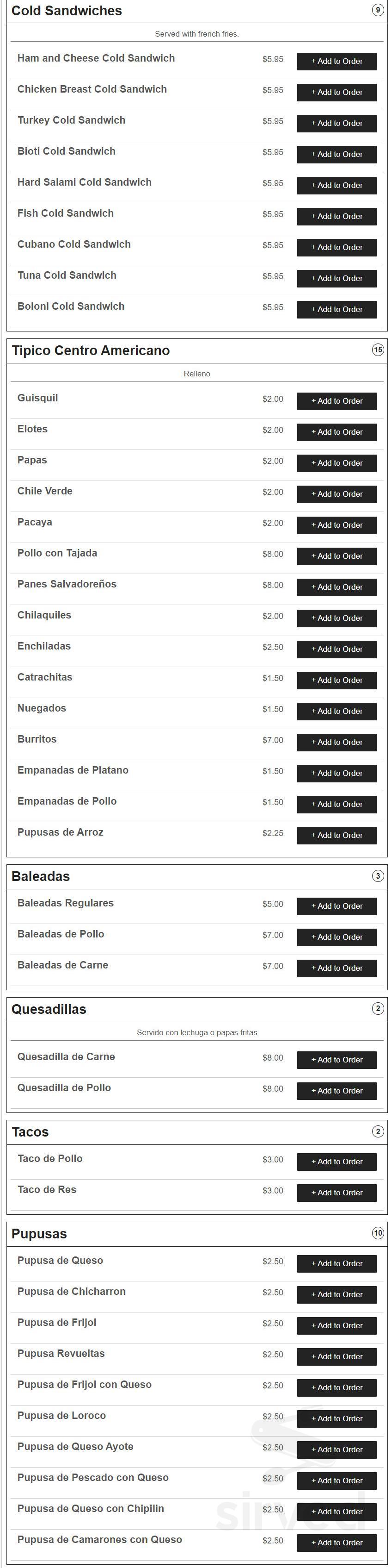 Deer park deli menu in Deer Park, New York, USA