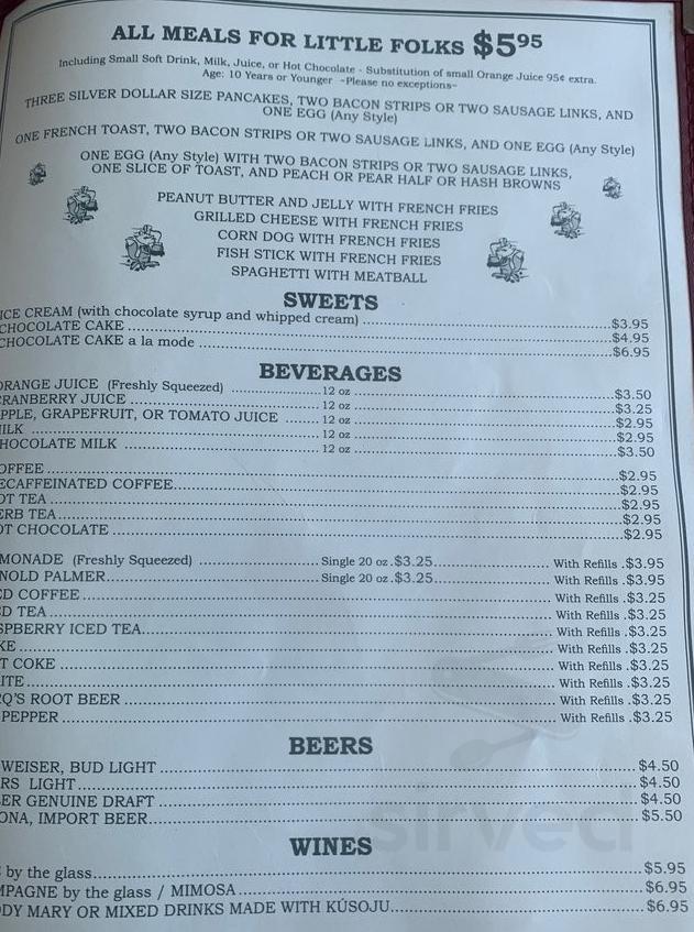 Menu - Laguna Hills CA's Snooty Fox | Sirved