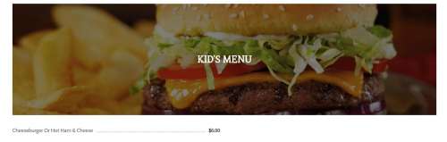 The Broiler menu in Arlington, Virginia, USA