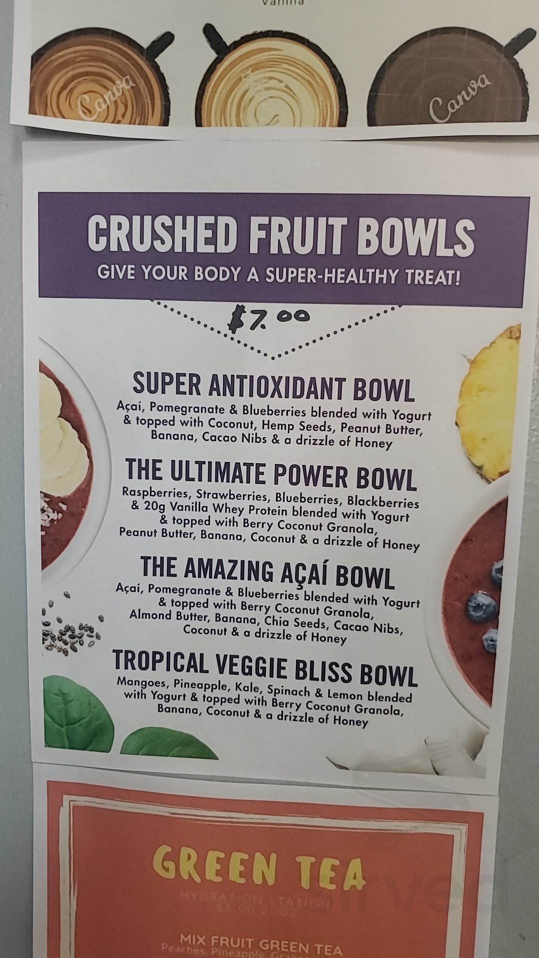 Menu - Long Beach MS's Hydration Station | Sirved