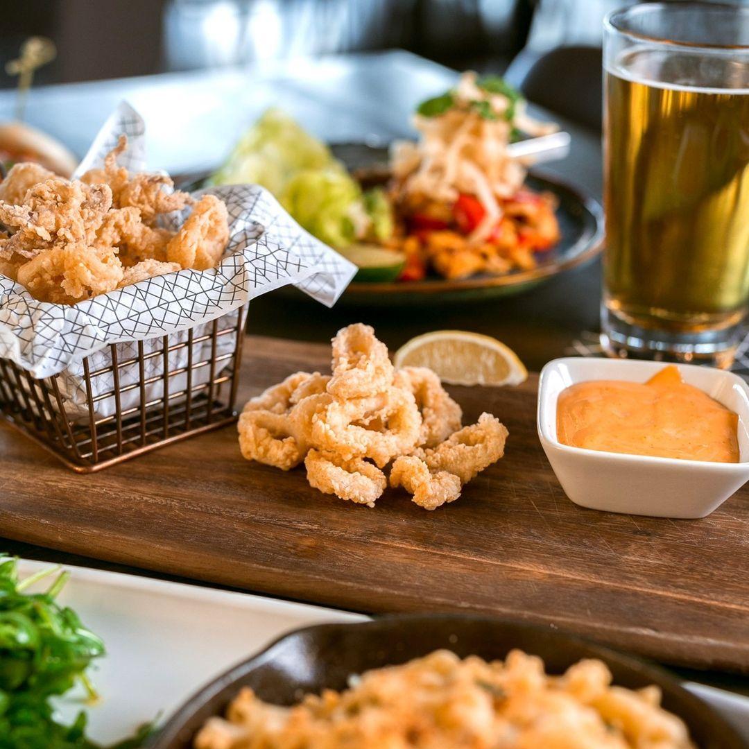 The Rec Room menu in Barrie, Ontario, Canada