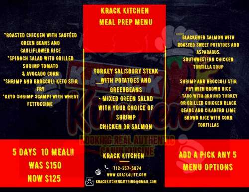 K.r.a.c.K. Kitchen menu in Houston, Texas, USA