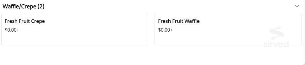 Mango Mango Dessert - Edison menu in Edison, New Jersey, USA