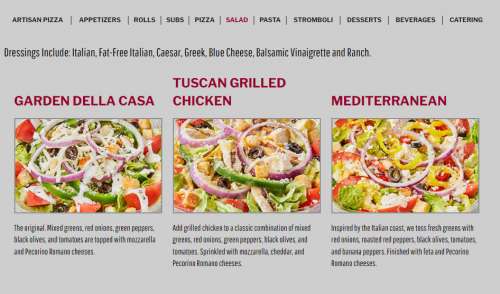 Vocelli Pizza menu in Fredericksburg, Virginia, USA