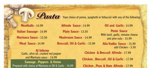 Menu for Red Rose Pizzeria in Springfield, MA | Sirved