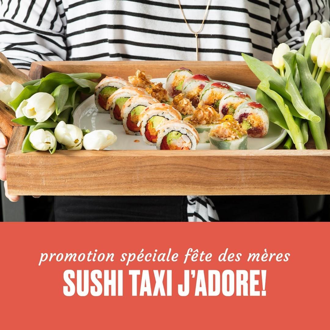 Sushi Taxi menu in Québec, Quebec, Canada