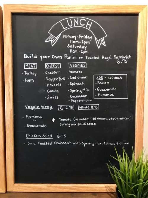 Coffee, Etc. menu in Castle Shannon, Pennsylvania, USA