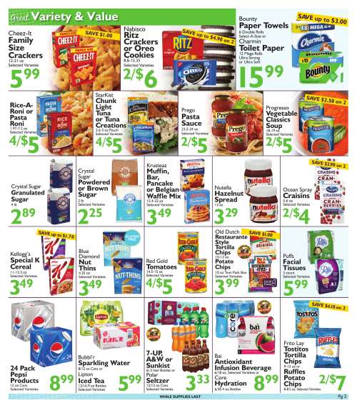 Festival Foods menu in Lexington, Minnesota, USA