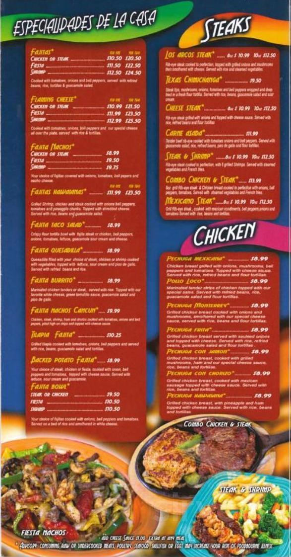 Los Arcos menus in Albertville, Alabama, United States