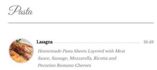 Menu for Barstow House in Nichols, NY | Sirved