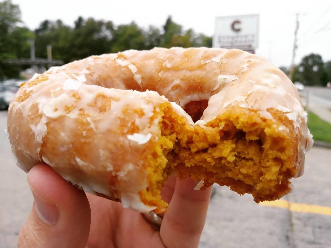 Congdon's Doughnuts menu in Wells, Maine, USA