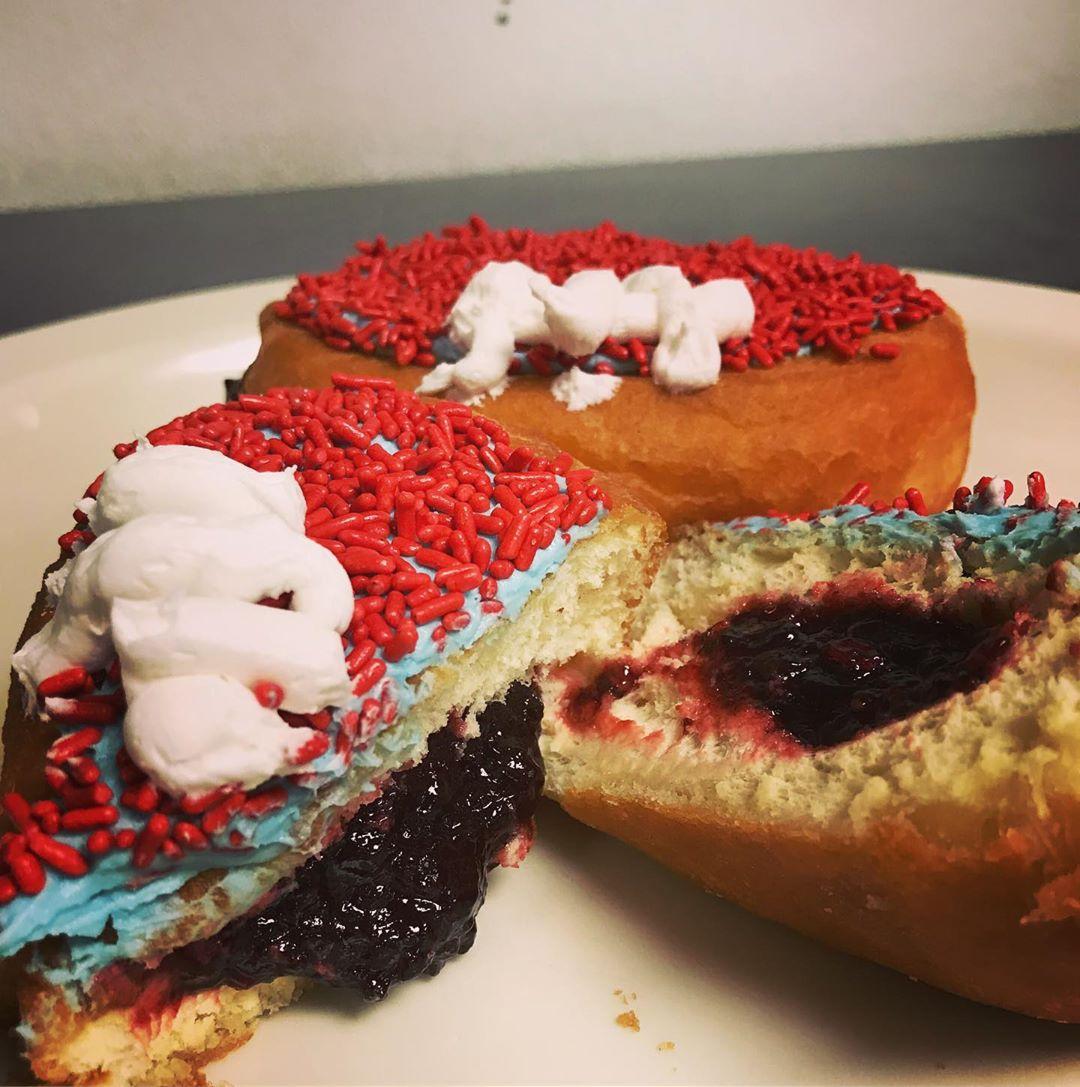 Congdon's Doughnuts menu in Wells, Maine, USA