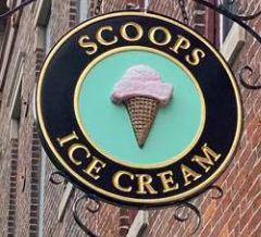 Scoops Ice Cream Parlor menu in Greencastle, Indiana, USA