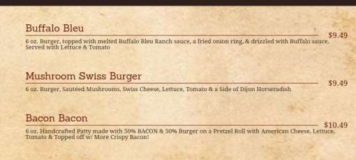Hoss's Steak & Sea House Menu - Carlisle, Pennsylvania | Sirved