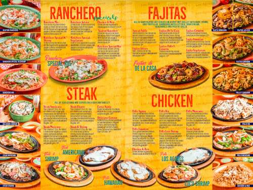Los Agaves Mexican Restaurant menu in Arkadelphia, Arkansas, USA