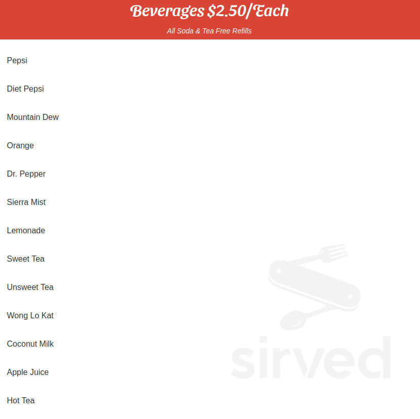 Hot pot 757 menu in Virginia Beach, Virginia, USA