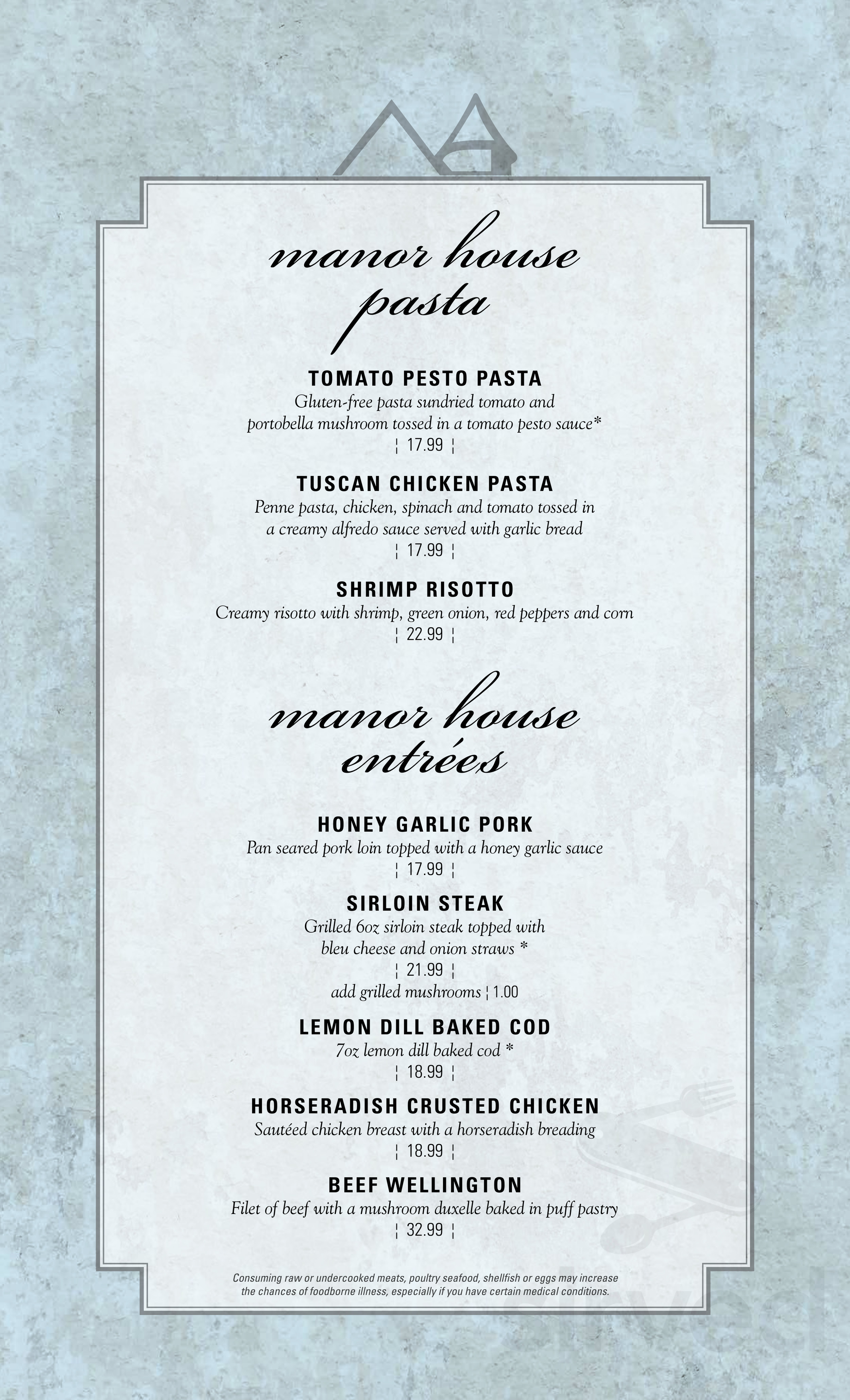 Punderson Manor Lodge & Conference Center menu in Newbury Township ...