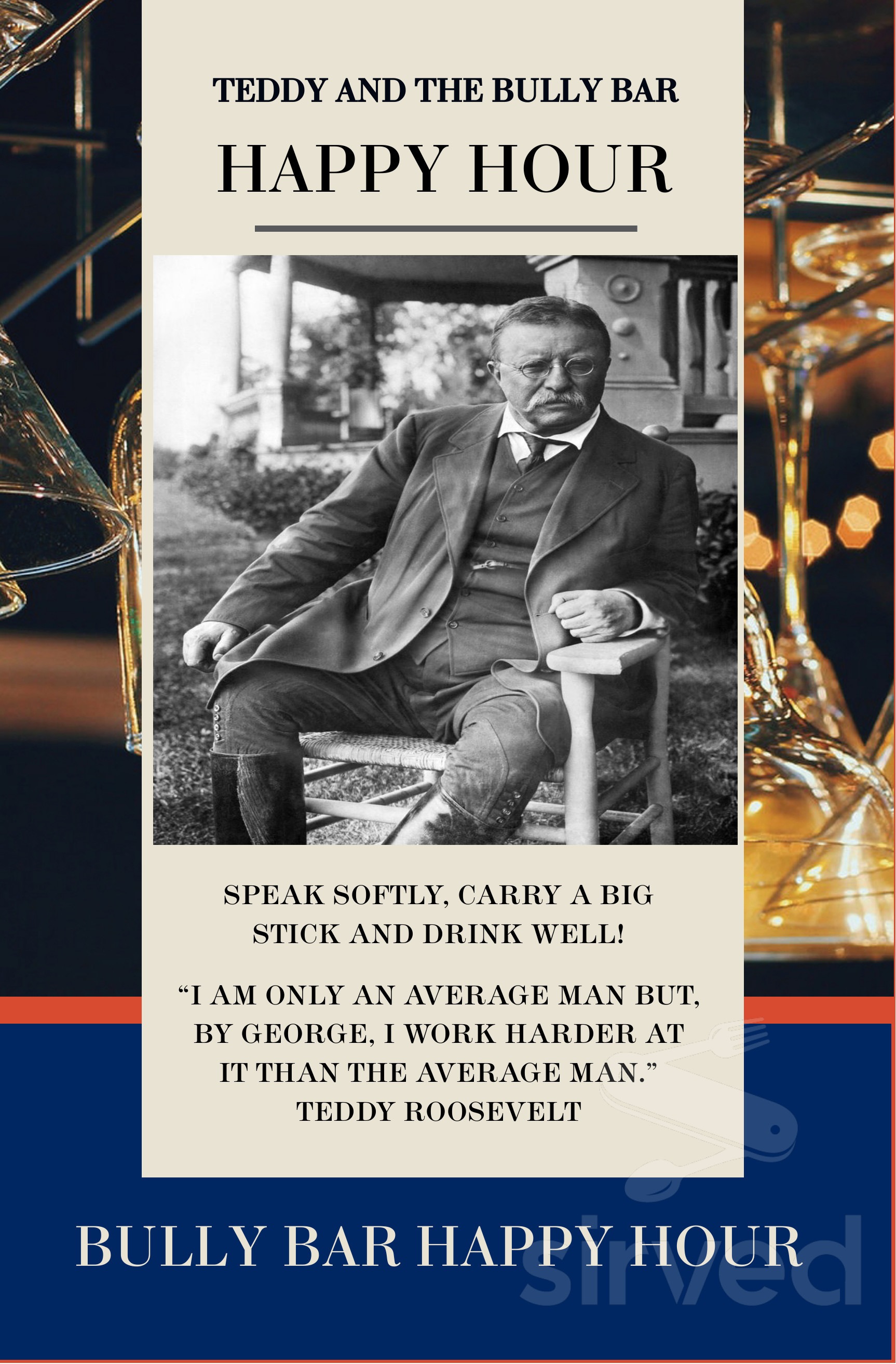 Teddy & The Bully Bar menus in 1200 19th St NW, Washington, United States