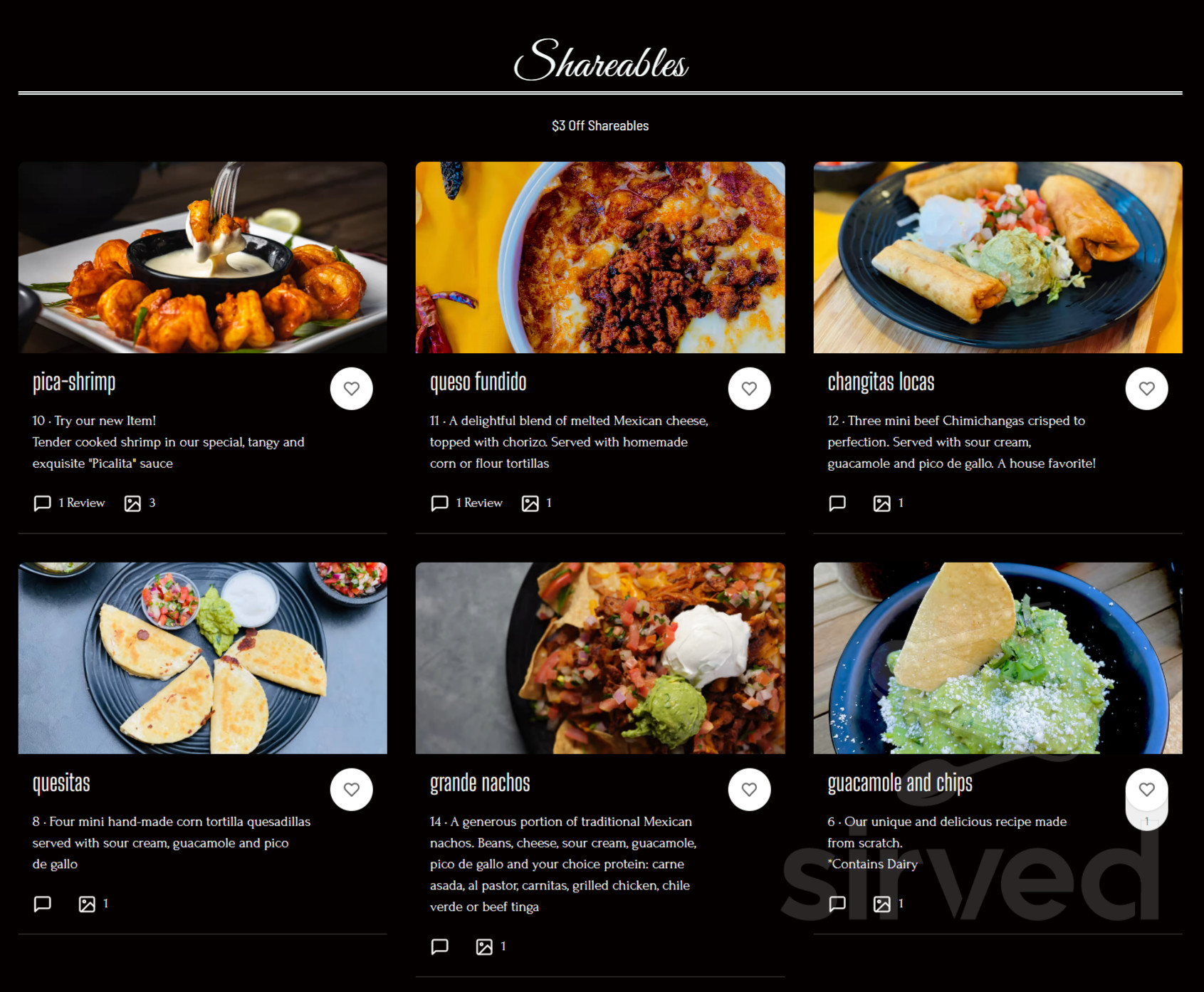 Menu for Casa Diaz Sabor a Mexico in Chino, California, United States