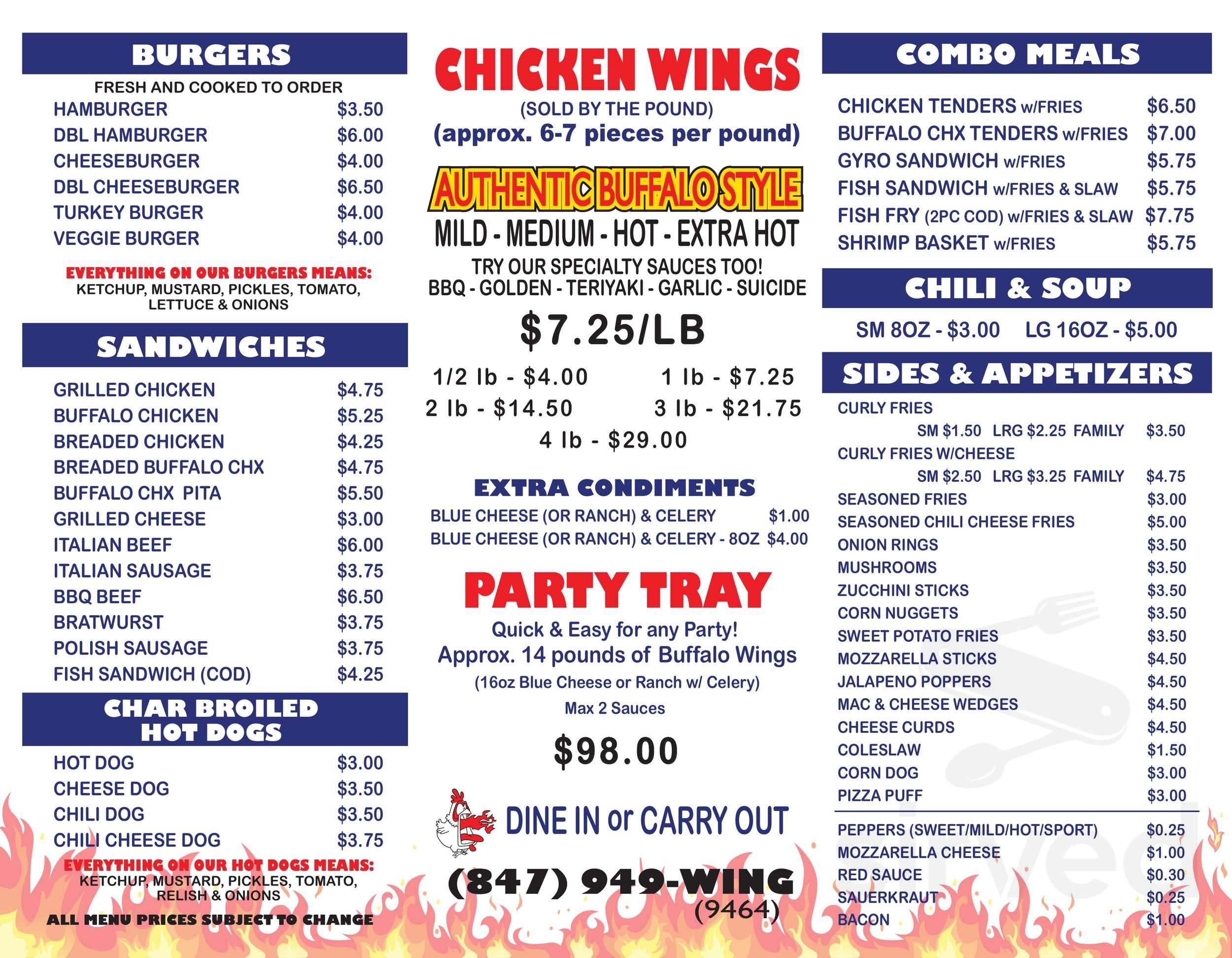 Franks for the Memories menus in Mundelein, Illinois, United States