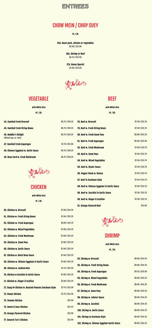 Precious Island Tea Shop menu in Staten Island, New York, USA