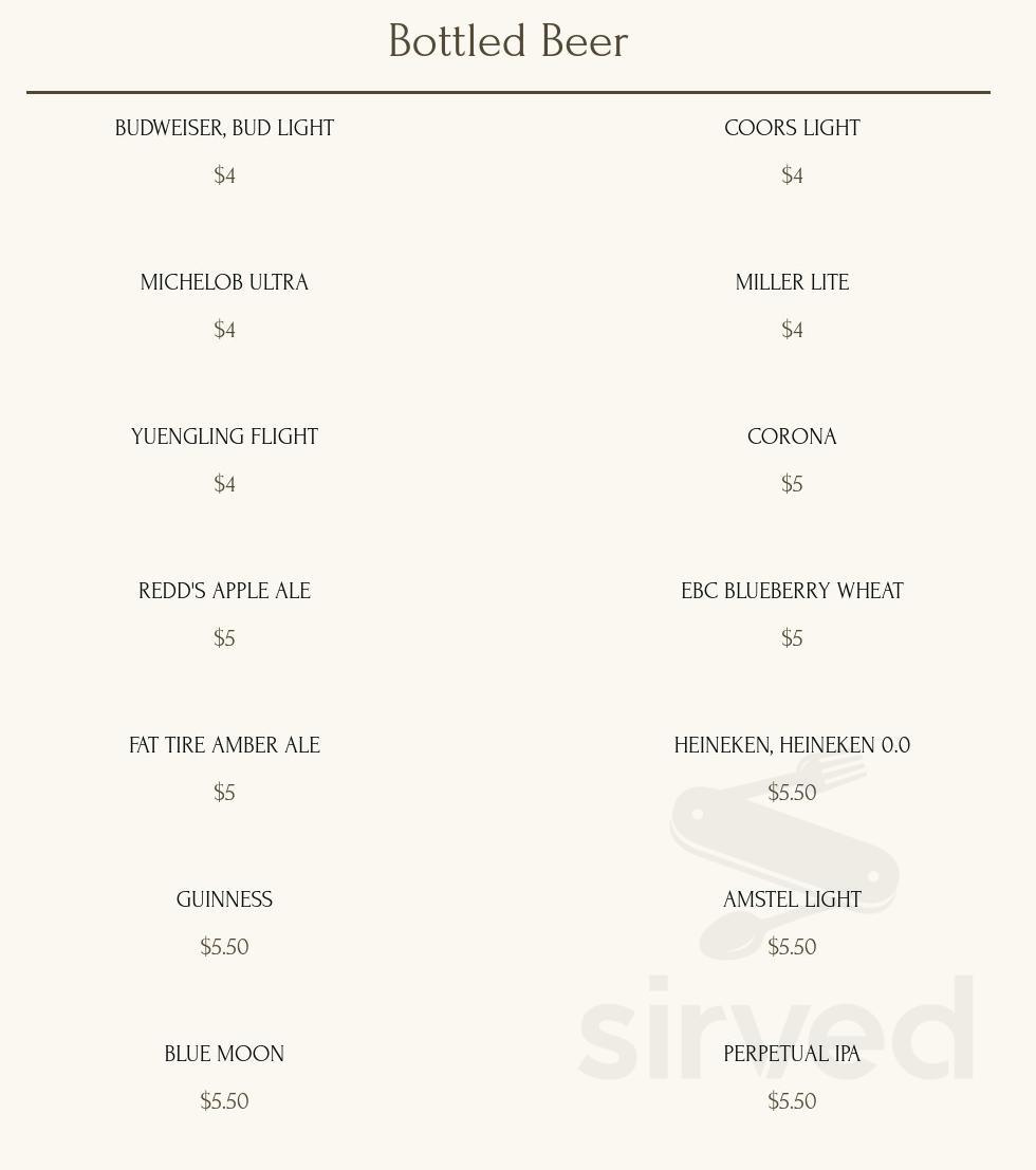 Stone Cellar menu in Altoona, Pennsylvania, USA