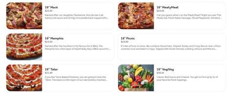 Bernie O's Pizza menu in North Muskegon, Michigan, USA