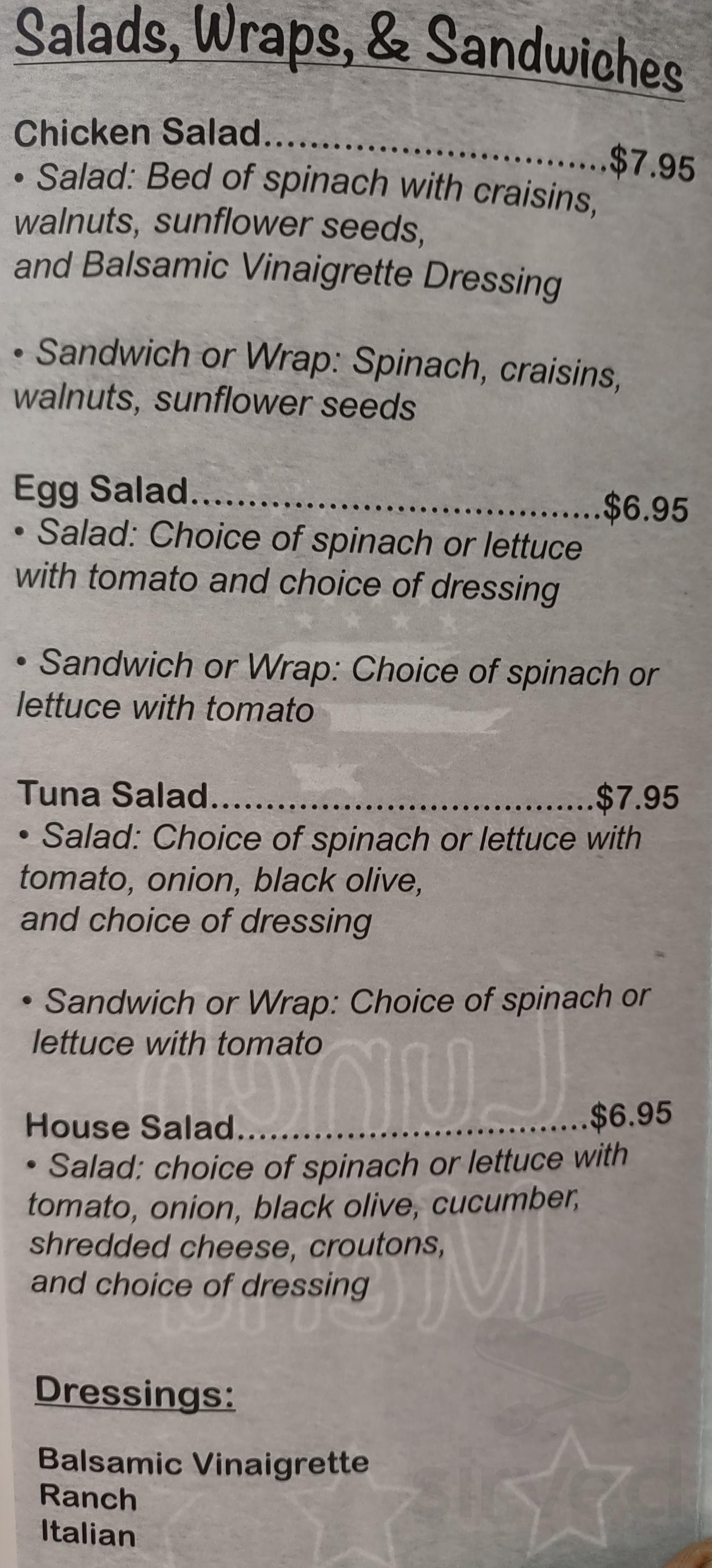 Mamma T's Eats and Treats menus in Greeneville, Tennessee, United States