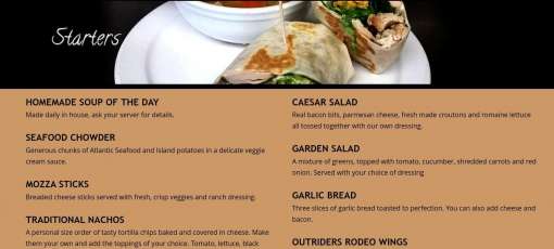 Menu for Coach’s Restaurant & Sports Bar in Charlottetown, PE | Sirved