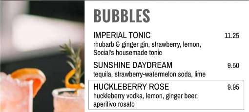 Menu for Union Bar & Soda Fountain in Fort Collins, CO | Sirved