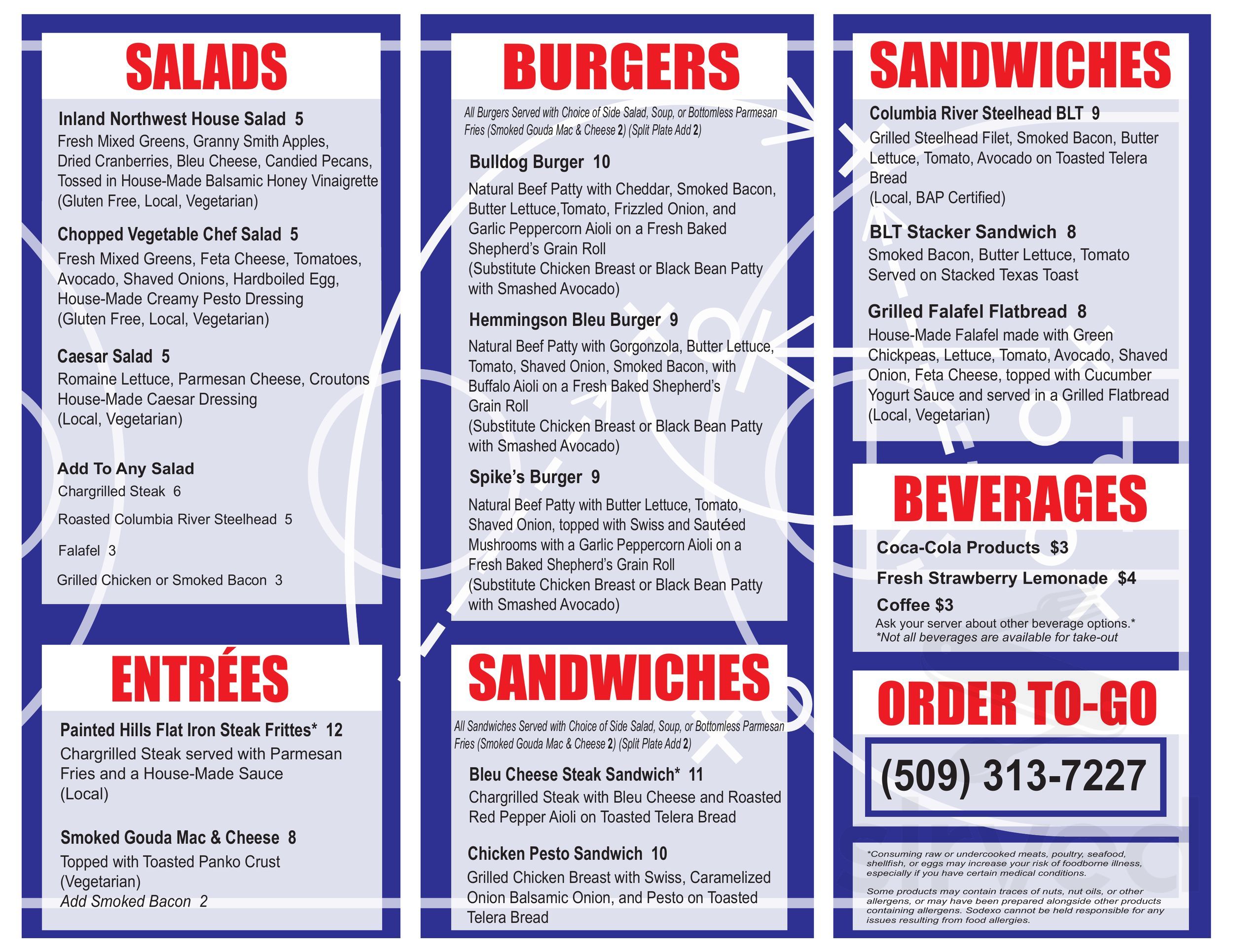 The Bulldog menus in Spokane, Washington, United States