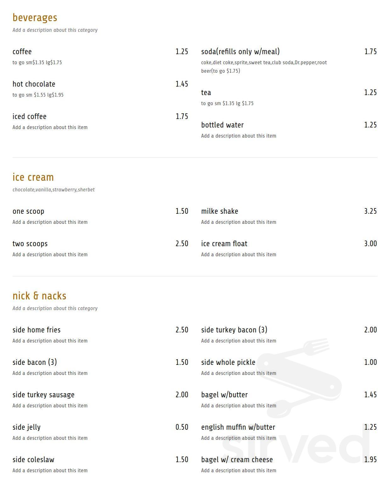 Pauline's Deli (Norristown) menu in Norristown, Pennsylvania, USA