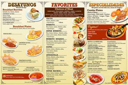 El Grullense Jal menu in Patterson, California, USA