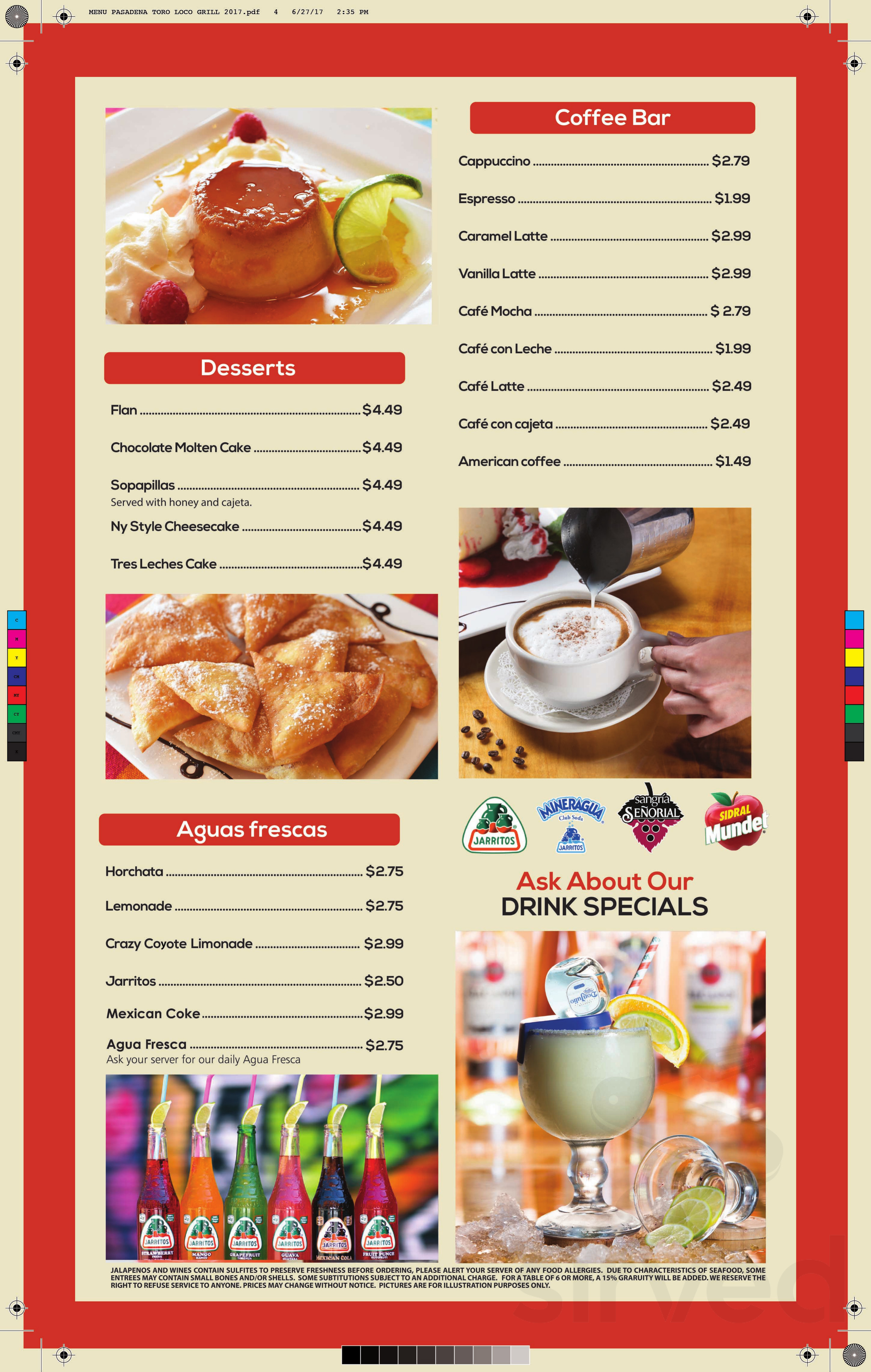 Doña Chela menu in Pasadena, Texas, USA
