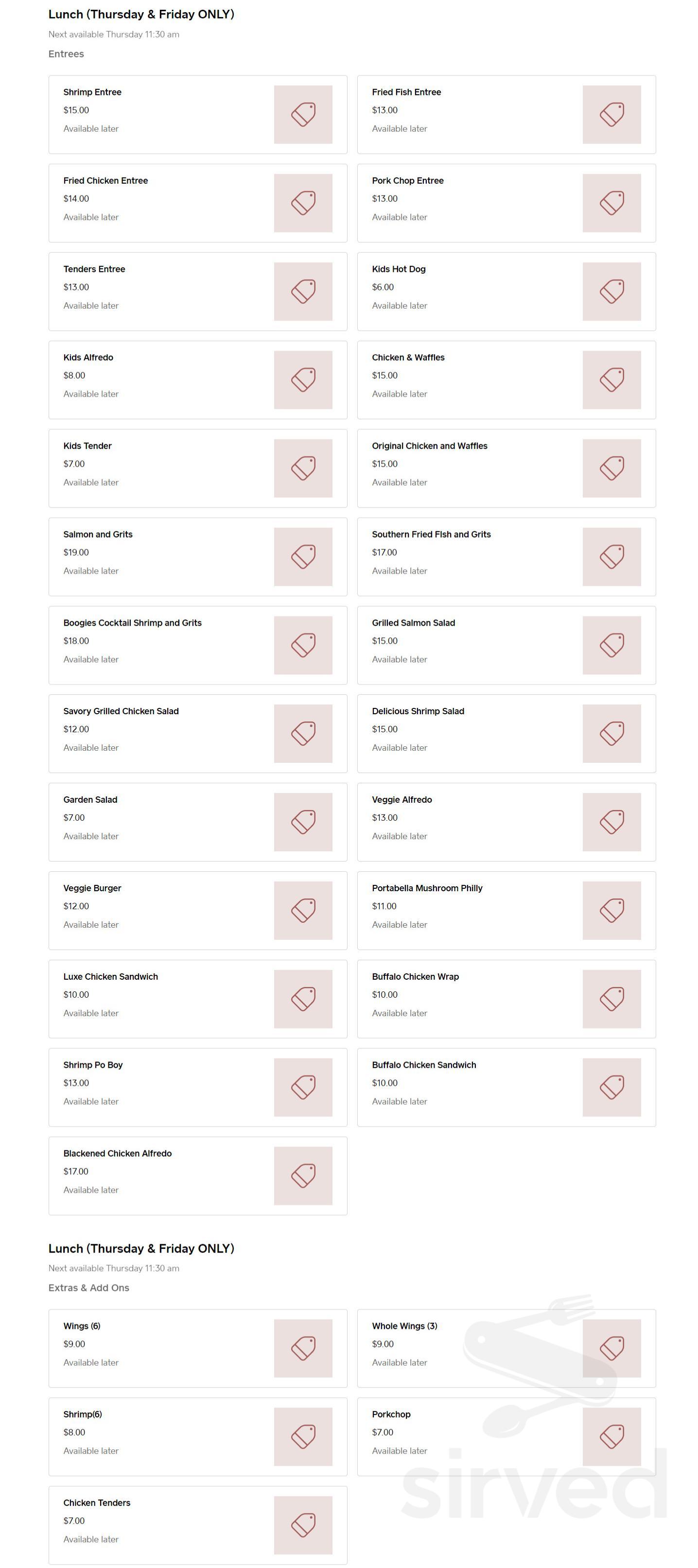 Menu - Winston-Salem NC's District 924 | Sirved