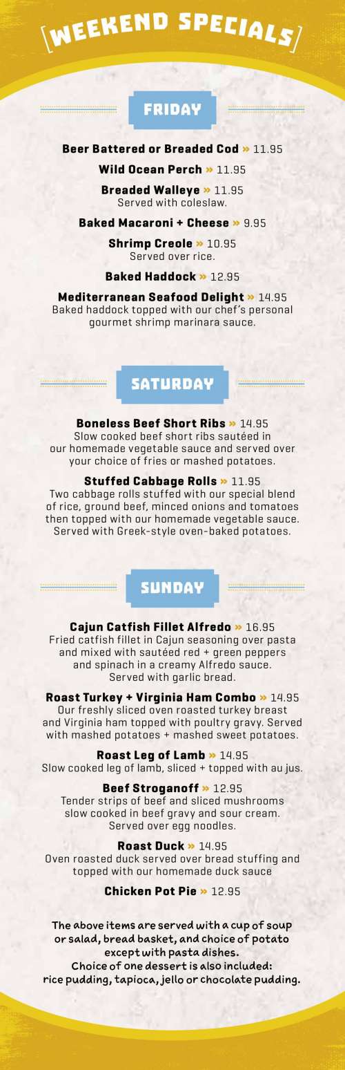 El Greco Restaurant menu in Milwaukee, Wisconsin, USA