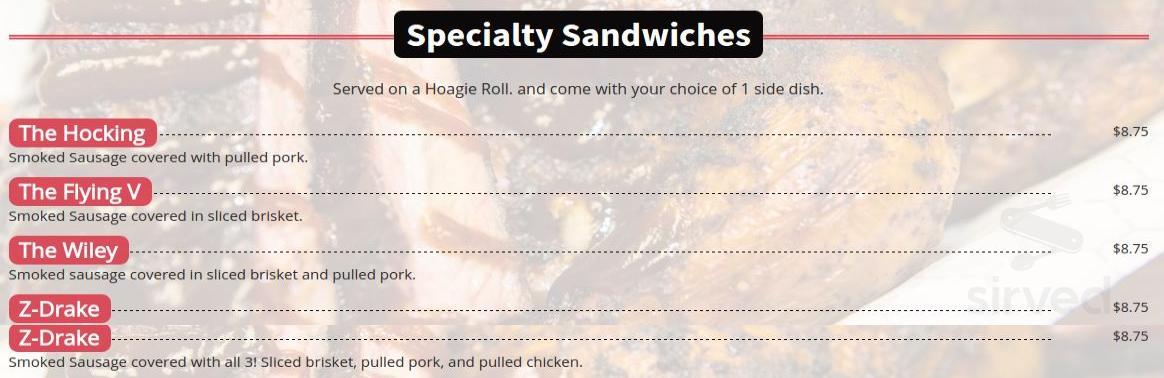 LD's BBQ menu in East Troy, Wisconsin, USA