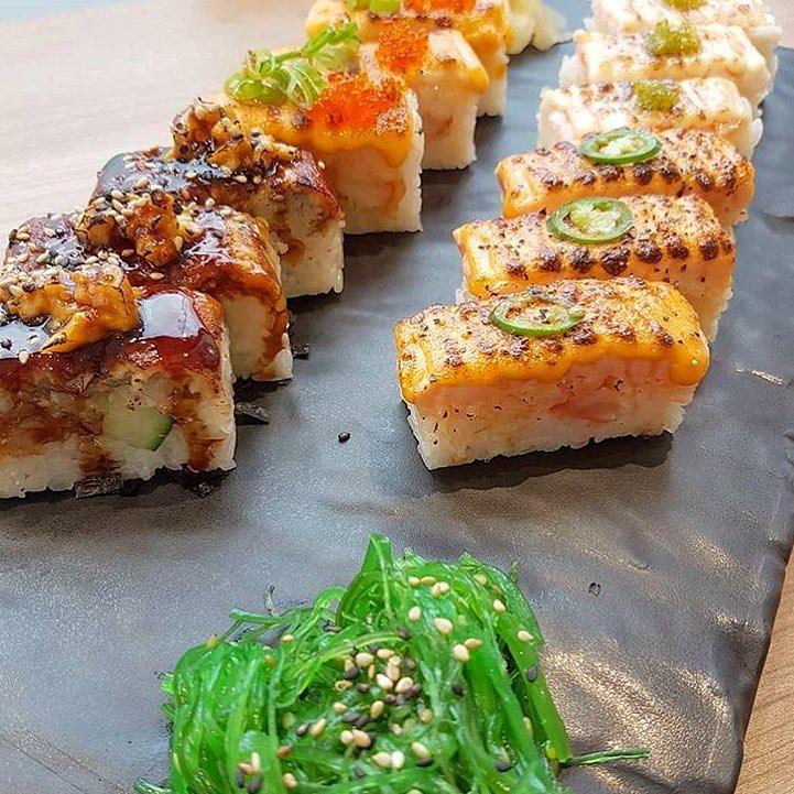 Torch Pressed Sushi menu in Toronto, Ontario, Canada