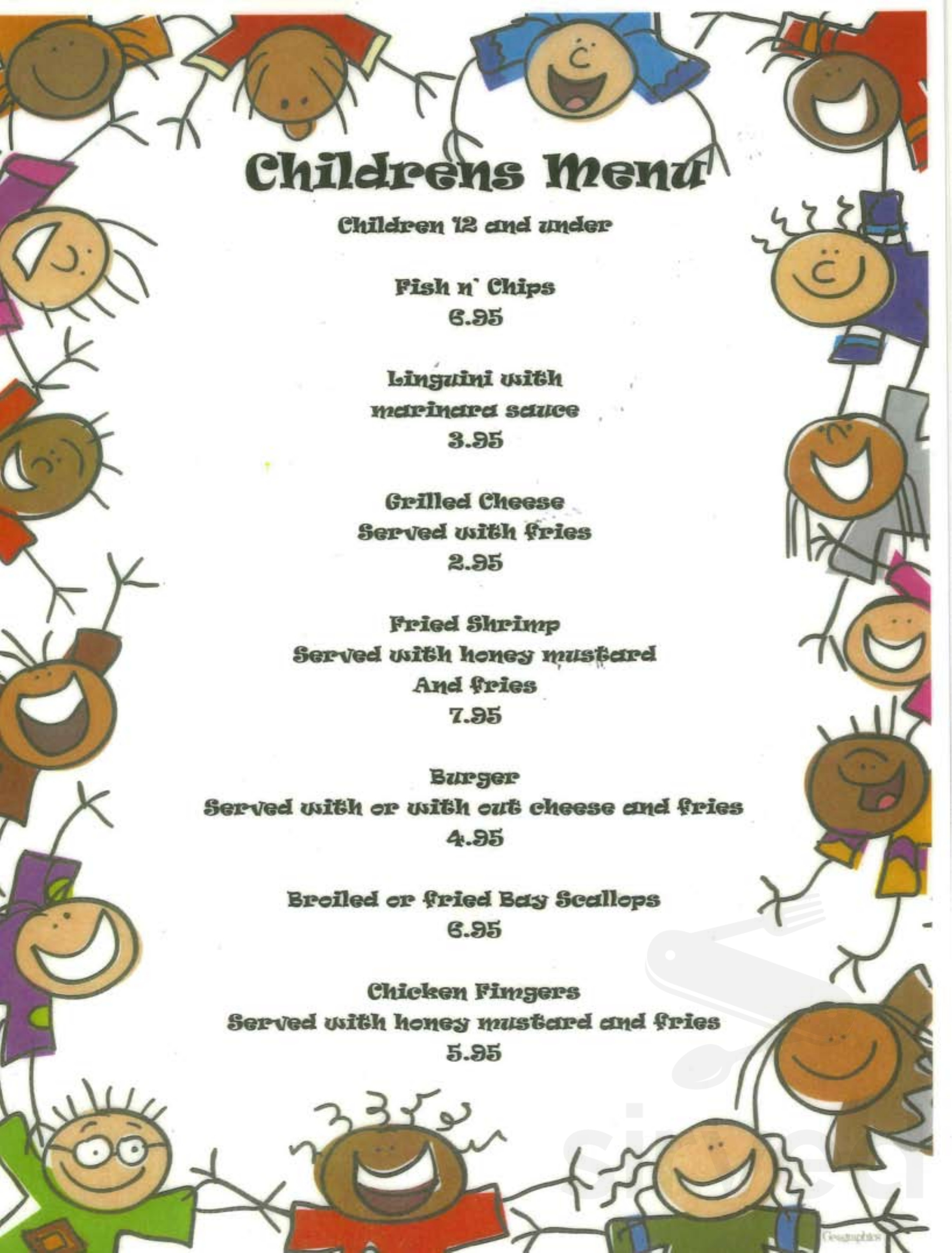 Saybrook Fish House menu in Rocky Hill, Connecticut, USA