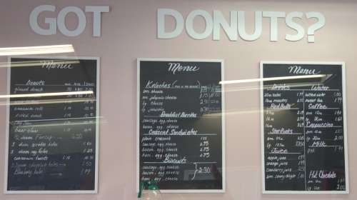 Got Donuts? menu in Canyon, Texas, USA