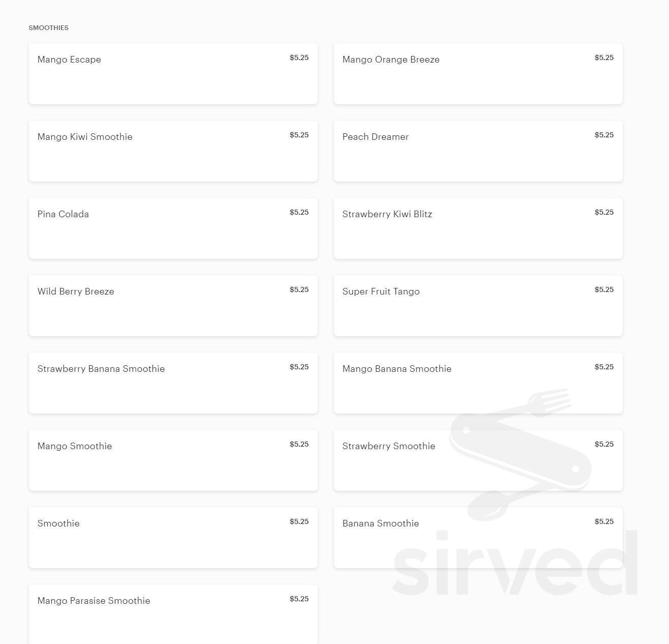 Quickly Atwater menu in Atwater, California, USA