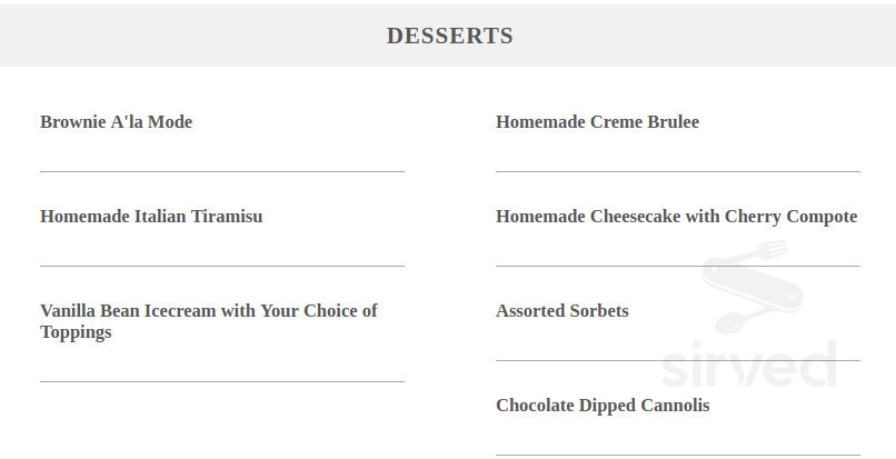 Lugo's menu in Dickson, Tennessee, USA
