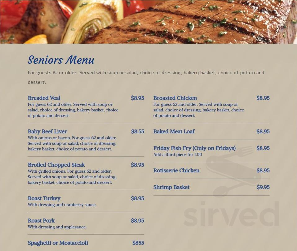 Blue Bay Restaurant menu in Mukwonago, Wisconsin, USA