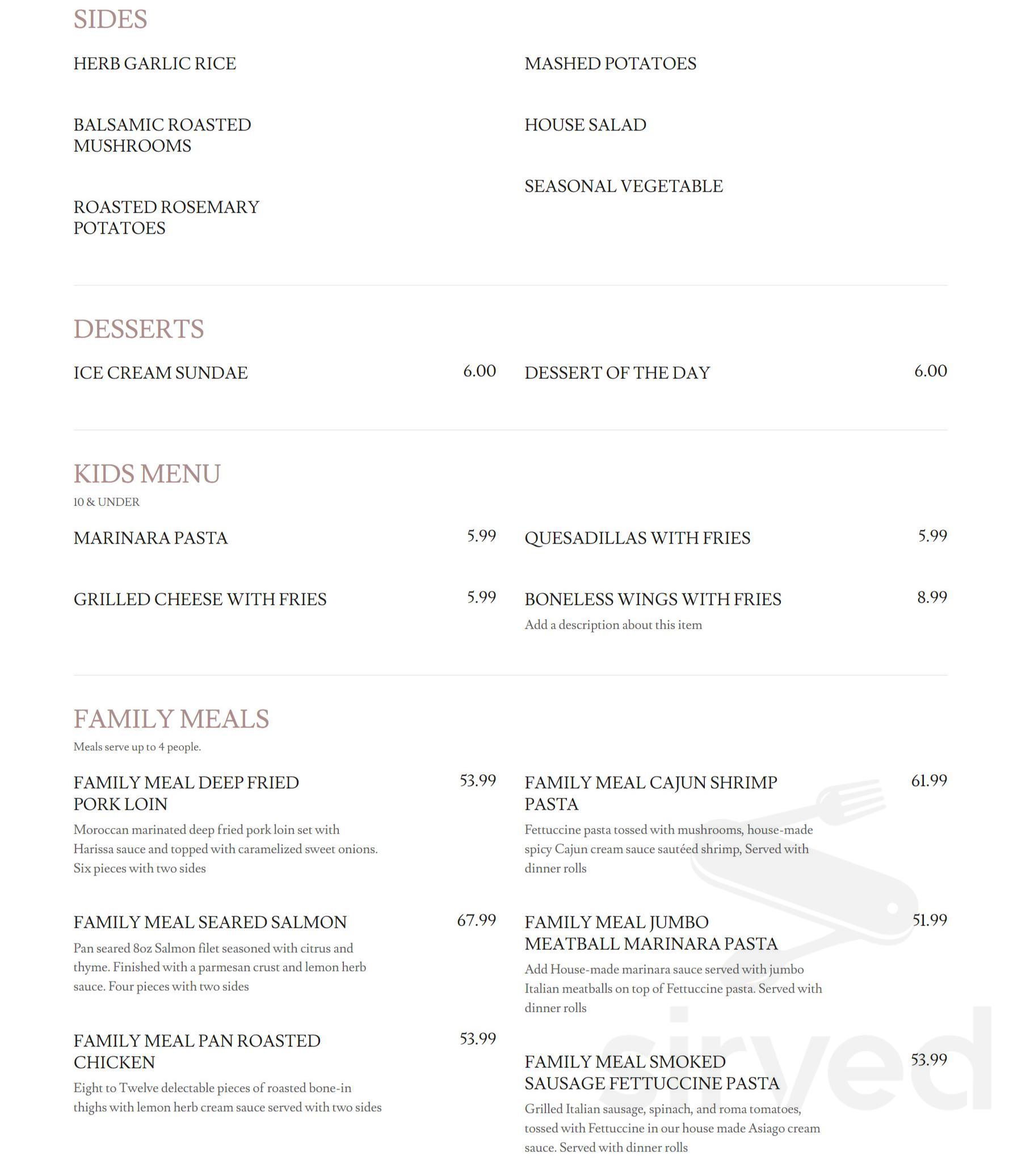 Menu - Leesburg VA's The Loudoun Kitchen & Bar | Sirved