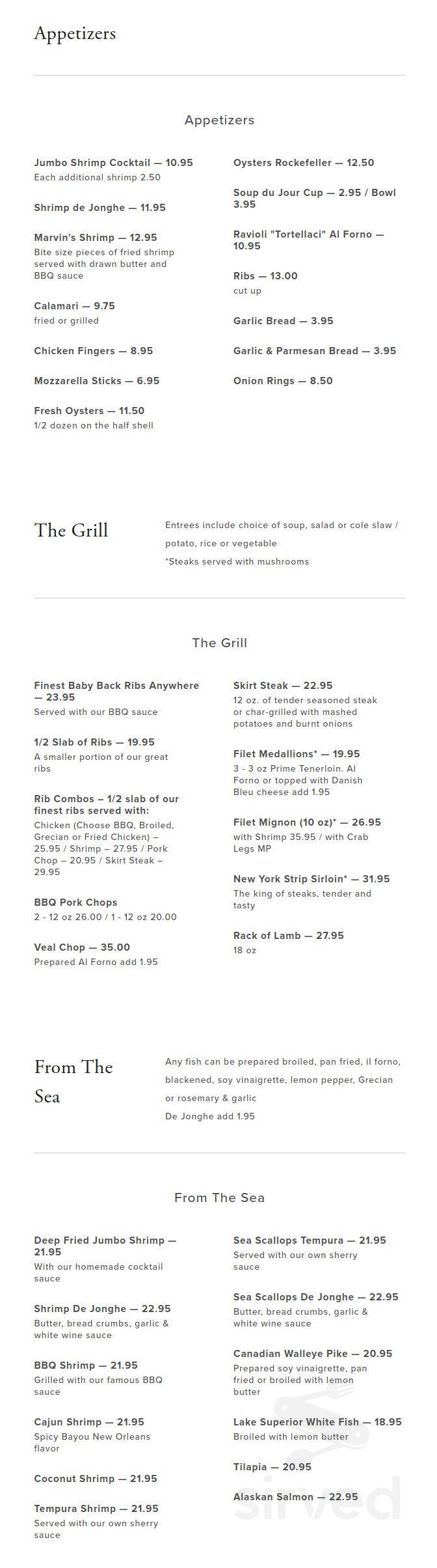 Nite N' Gale menu in Highwood, Illinois, USA