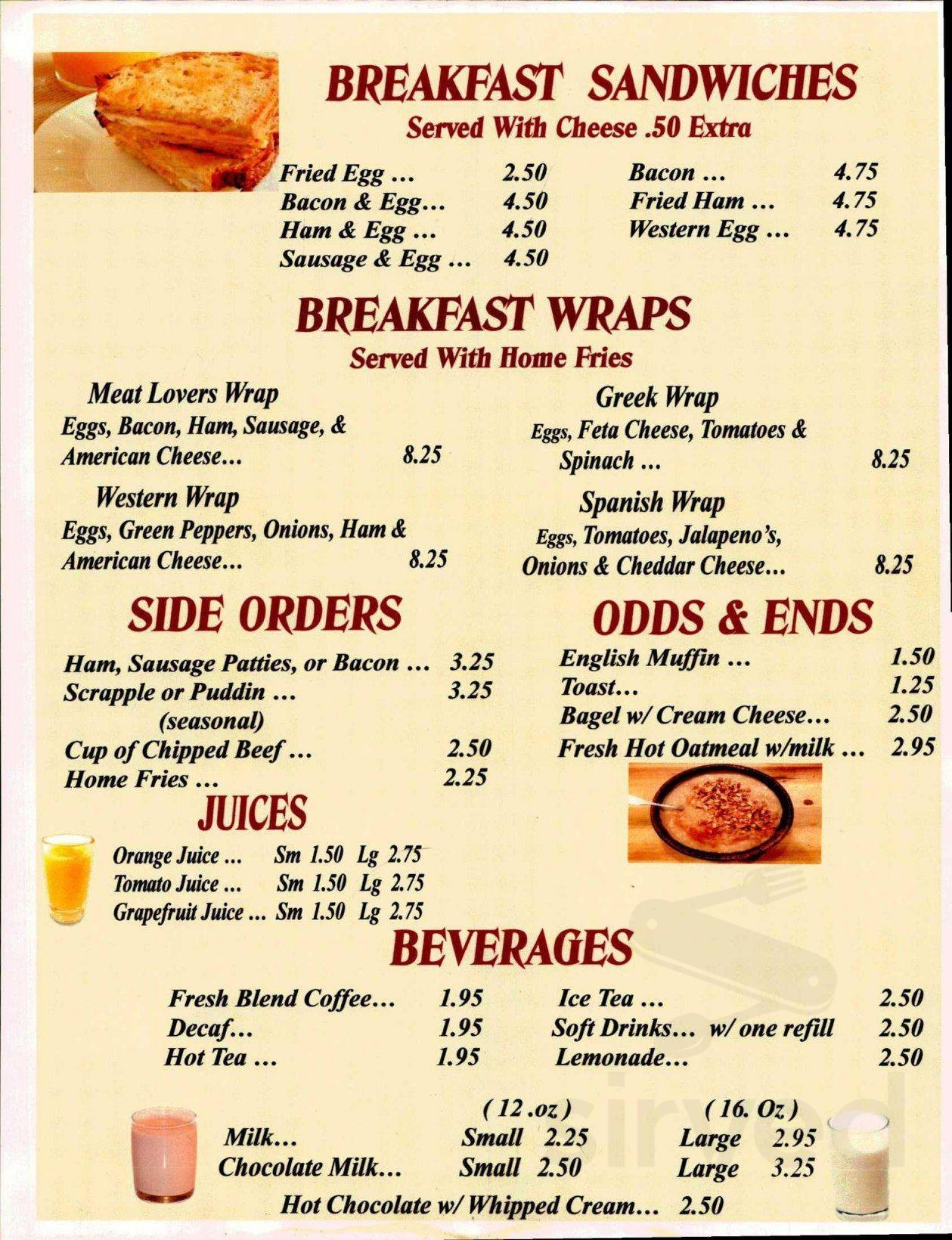 Johnnie's Family Restaurant menus in Chambersburg, Pennsylvania, United ...