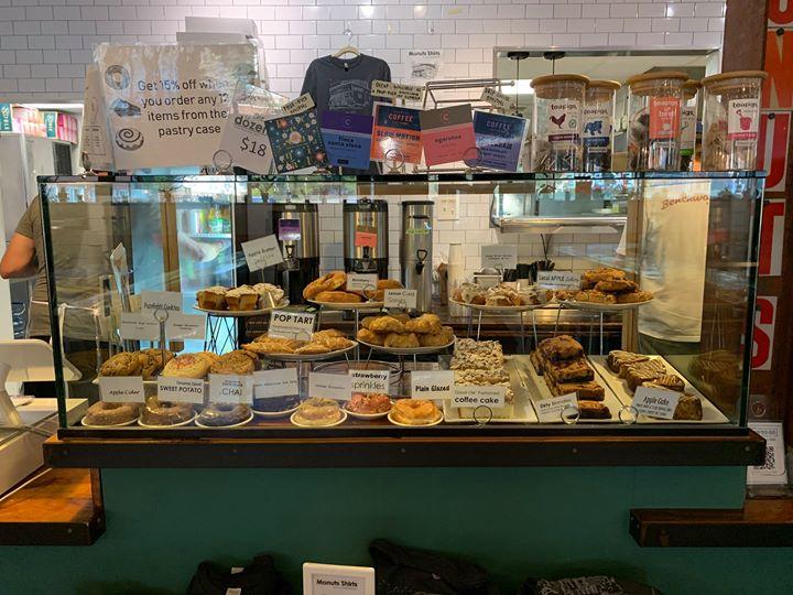 Monuts menu in Durham, North Carolina, USA