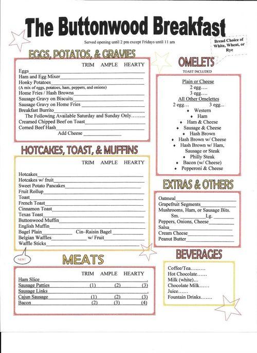 Buttonwood Motel & Restaurant menu in Emporium, Pennsylvania, USA
