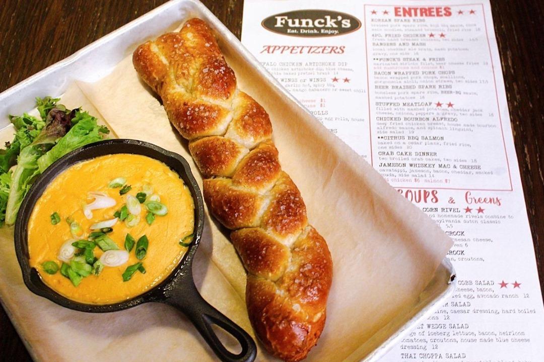 Funck's Restaurant menu in Palmyra, Pennsylvania, USA